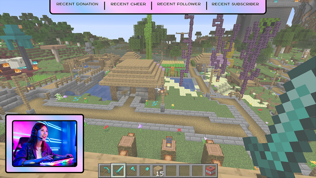 Green Streamer Overlay - Streamer Overlays